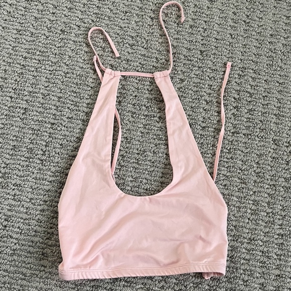 Adika | Tops | Adika Baby Pink Halter Top | Poshmark
